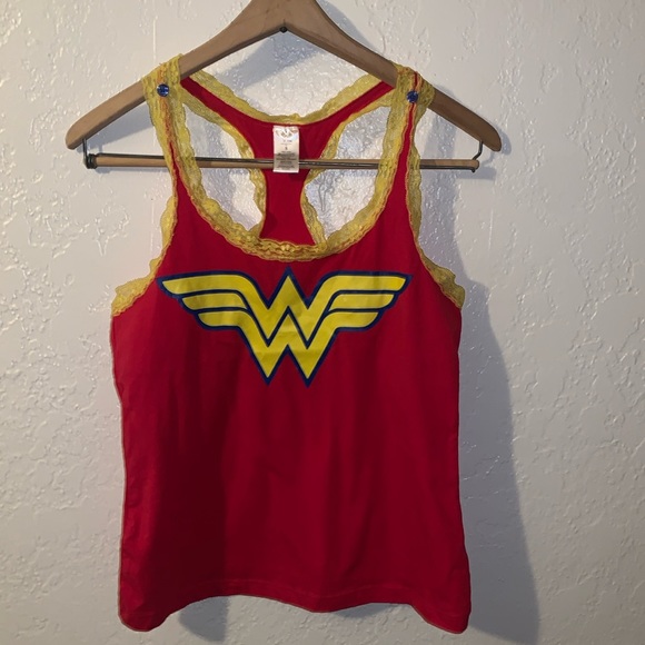 DC Comics | Tops | Wonder Woman Red Tank Top | Poshmark